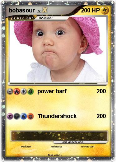 Pokémon bobasour 1 1 - power barf - My Pokemon Card