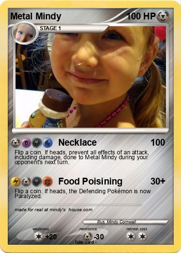 Pokémon Metal Mindy - Necklace - My Pokemon Card