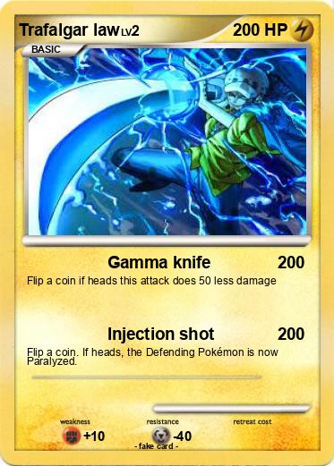 Pokémon Trafalgar law 86 86 - Gamma knife - My Pokemon Card