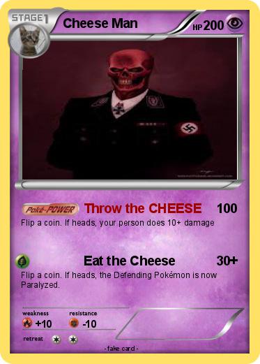Pokémon Cheese Man 14 14 - Throw the CHEESE - My Pokemon Card