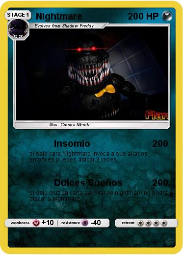 Pokémon Nightmare 2188 2188 - Insomio - My Pokemon Card