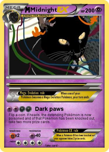 Pokémon Midnight 214 214 - Dark paws - My Pokemon Card