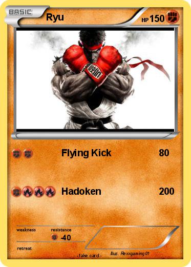 Pokémon Ryu 370 370 - Flying Kick - My Pokemon Card