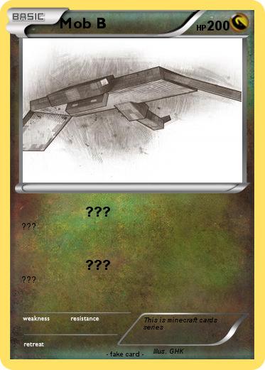 Pokémon Mob B - ??? - My Pokemon Card