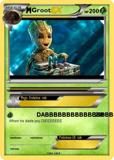 Pokémon Groot 129 129 - DABBBBBBBBBBBBBBBB - My Pokemon Card