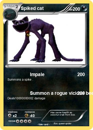Pokémon Spiked cat - Impale - My Pokemon Card