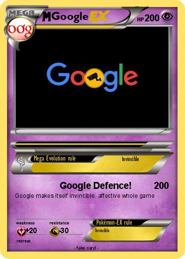 Pokémon Google 1200 1200 - Google Defence! - My Pokemon Card