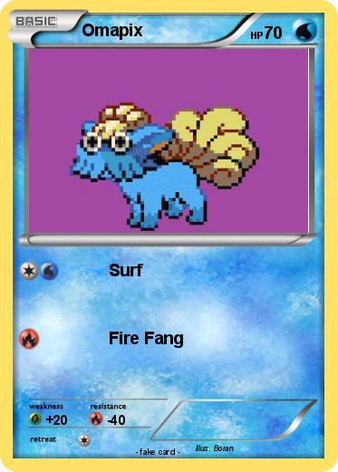 Pokémon Omapix - Surf - My Pokemon Card