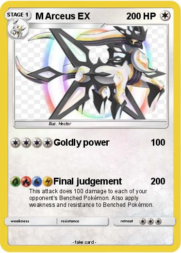 Pokémon M Arceus EX 106 106 - Goldly power - My Pokemon Card