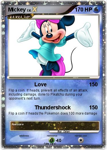 Pokémon Mickey 536 536 - Love - My Pokemon Card