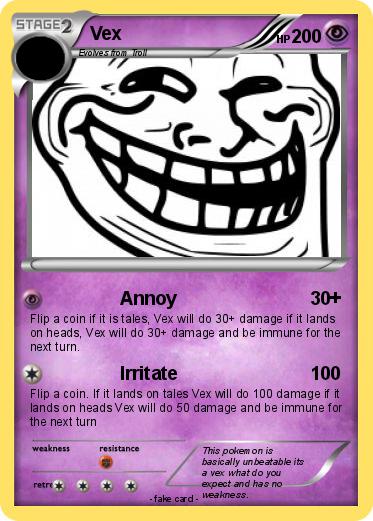 Pokémon Vex 8 8 - Annoy - My Pokemon Card