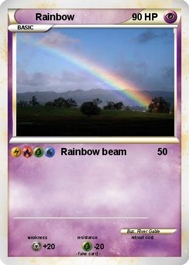 Pokémon Rainbow 985 985 - Rainbow beam - My Pokemon Card
