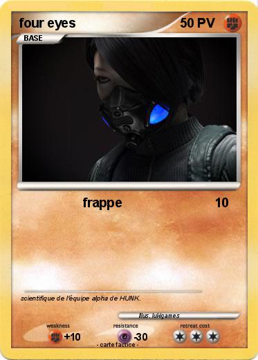 Pokémon four eyes 1 1 - frappe - Ma carte Pokémon