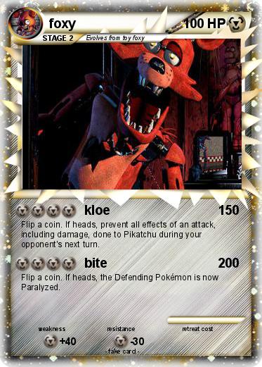 Pokémon foxy 1703 1703 - kloe - My Pokemon Card