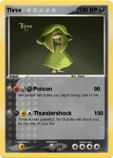 Pokémon Three 345 345 - Poison - My Pokemon Card
