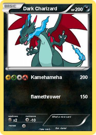 Pokémon Dark Charizard 829 829 - Kamehameha - My Pokemon Card