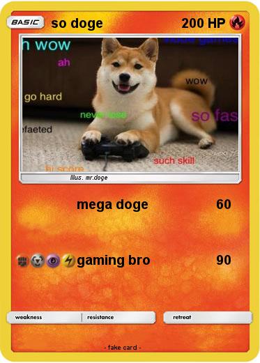 Pokémon so doge - mega doge - My Pokemon Card
