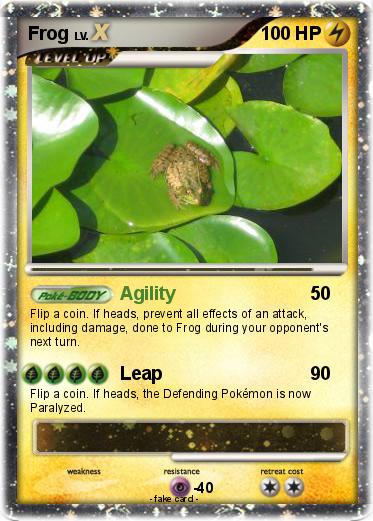 Pokémon Frog 167 167 - Agility - My Pokemon Card