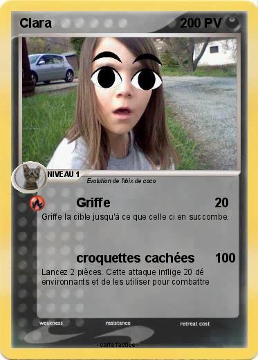 Pokémon Clara 222 222 - Griffe - Ma carte Pokémon