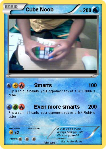 Pokémon Cube Noob - Smarts - My Pokemon Card