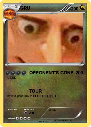 Pokémon GRU 290 290 - OPPONENT’S GONE - My Pokemon Card