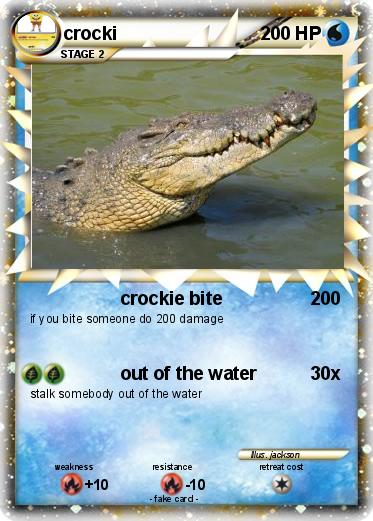 Pokémon crocki 1 1 - crockie bite - My Pokemon Card