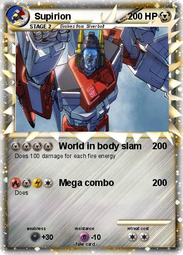Pokémon Supirion - World in body slam - My Pokemon Card