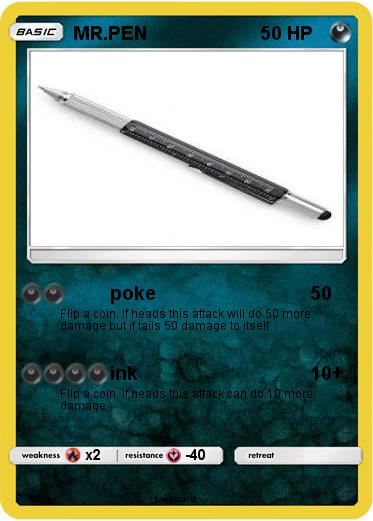 Pokémon MR PEN - poke - My Pokemon Card