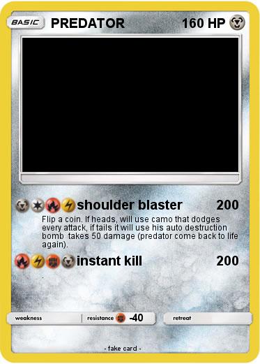 Pokémon PREDATOR 785 785 - shoulder blaster - My Pokemon Card