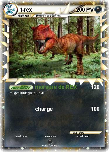 Pokémon t rex 624 624 - morsure de REX - Ma carte Pokémon