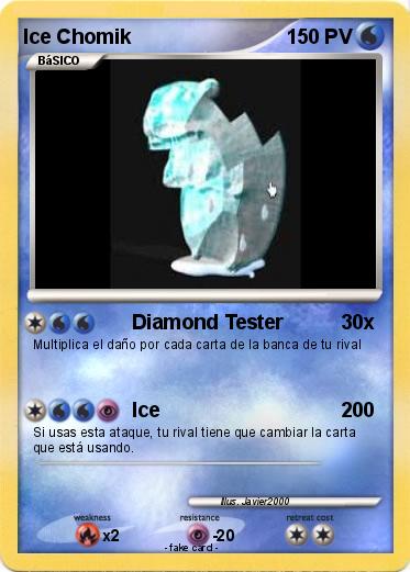 Pokémon Ice Chomik - Diamond Tester - Mi carta pokémon