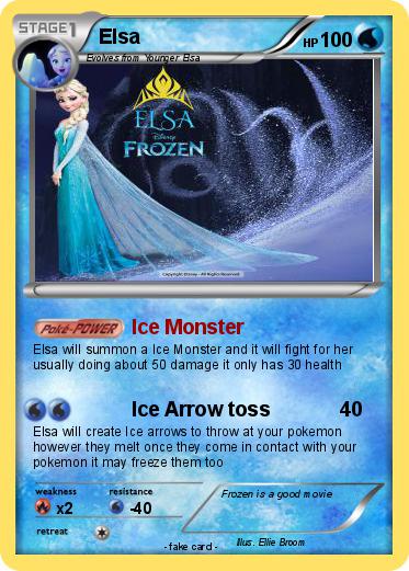 Pokémon Elsa 290 290 - Ice Monster - My Pokemon Card