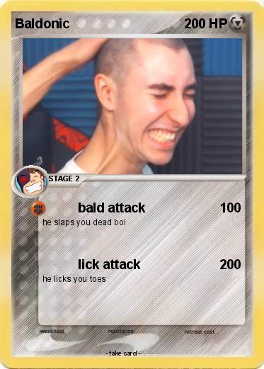 Pokémon Baldonic - bald attack - My Pokemon Card