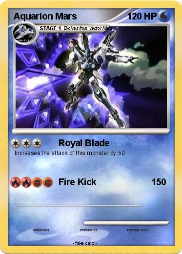 Pokémon Aquarion Mars - Royal Blade - My Pokemon Card