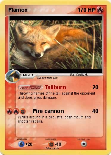 Pokémon Flamox 4 4 - Tailburn - My Pokemon Card