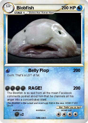 Pokémon Blobfish 149 149 - Belly Flop - My Pokemon Card