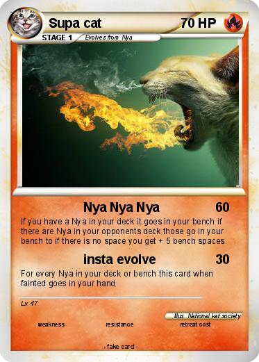 Pokémon Supa cat 2 2 - Nya Nya Nya - My Pokemon Card