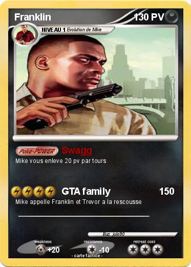 Pokémon Franklin 117 117 - Swagg - Ma carte Pokémon