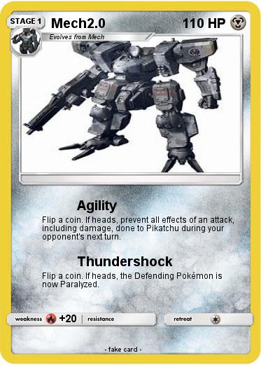 Pokémon Mech2 - Agility - My Pokemon Card