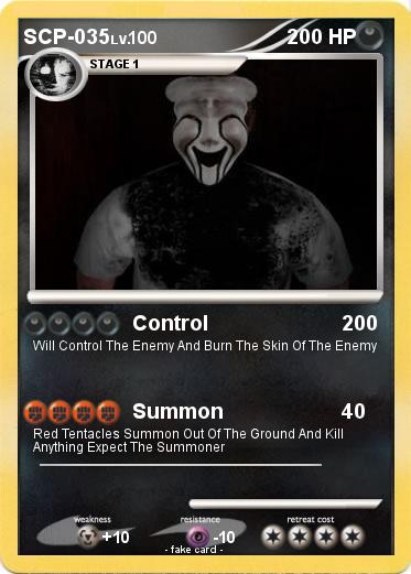Pokémon SCP 035 11 11 - Control - My Pokemon Card