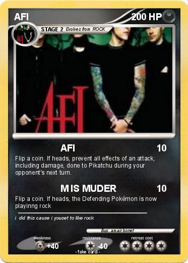 Pokémon AFI 1 1 - AFI - My Pokemon Card