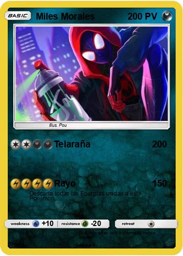 Pokémon Miles Morales 36 36 - Telaraña - Mi carta pokémon