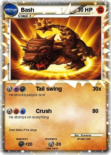 Pokémon Bash 11 11 - Tail swing - My Pokemon Card