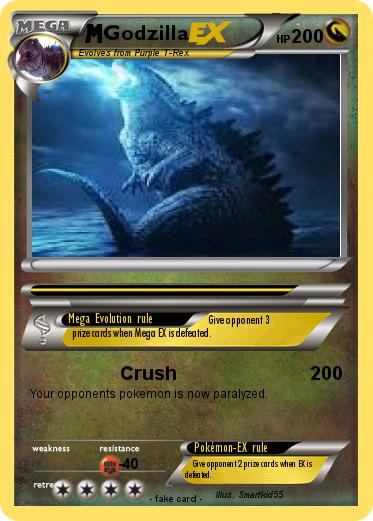 Pokémon Godzilla 2945 2945 - Crush - My Pokemon Card