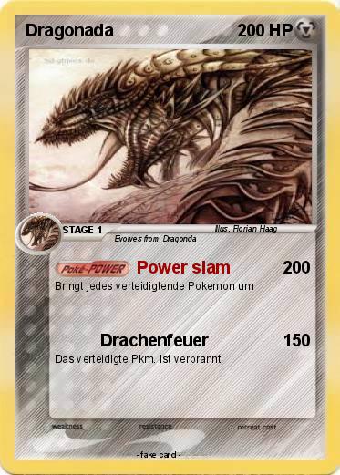Pokémon Dragonda - Power slam - My Pokemon Card