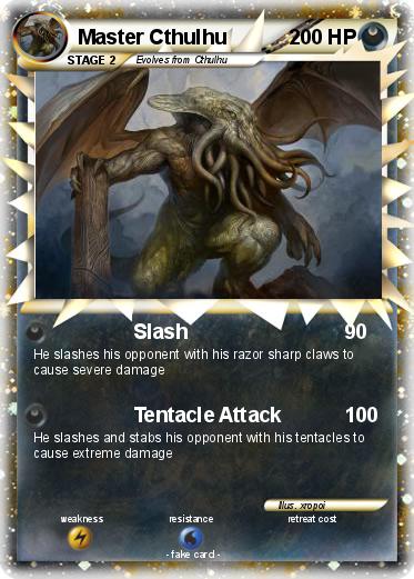 Pokémon Master Cthulhu - Slash - My Pokemon Card