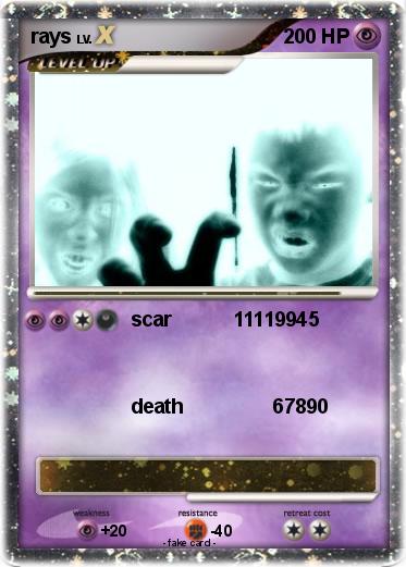 Pokémon rays 3 3 - scar 11119945 - My Pokemon Card