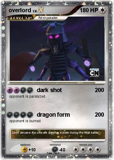 Pokémon overlord 42 42 - dark shot - My Pokemon Card