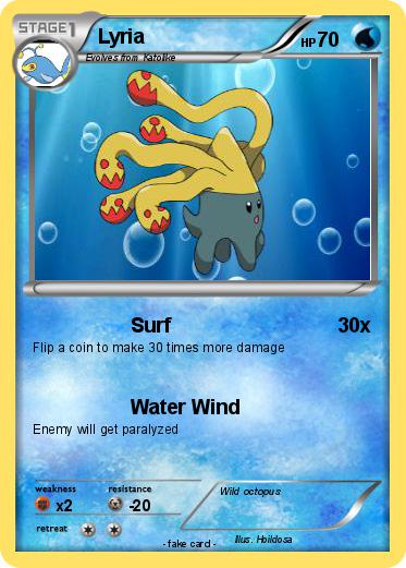 Pokémon Lyria 2 2 - Surf - My Pokemon Card