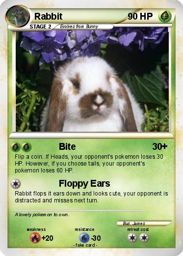 Pokémon Rabbit 83 83 - Bite - My Pokemon Card